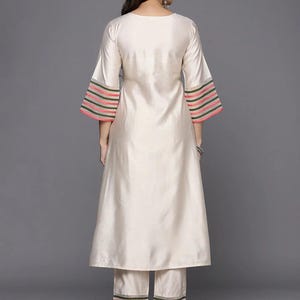 Cream Color Kurta Set - Etsy