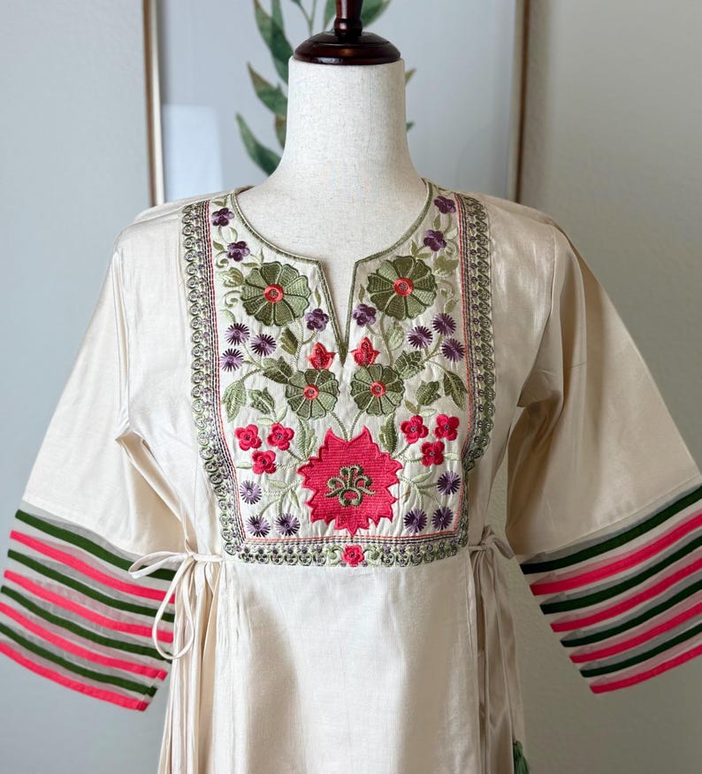 Cream Color Kurta Set - Etsy