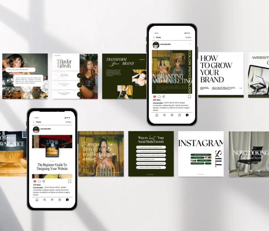 Instagram Templates Social Media Marketing Agency Templates Service ...