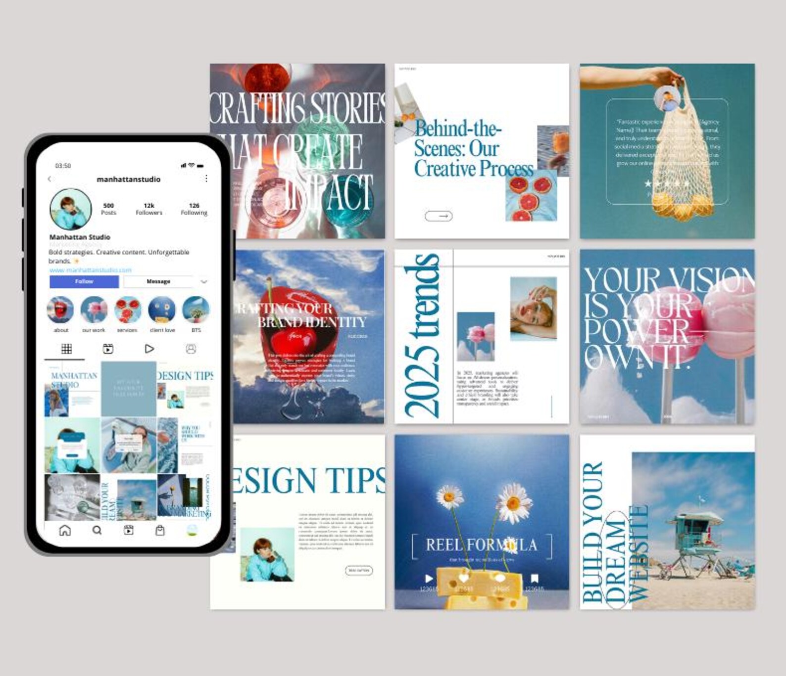 Instagram Templates Social Media Marketing Agency Templates Service ...