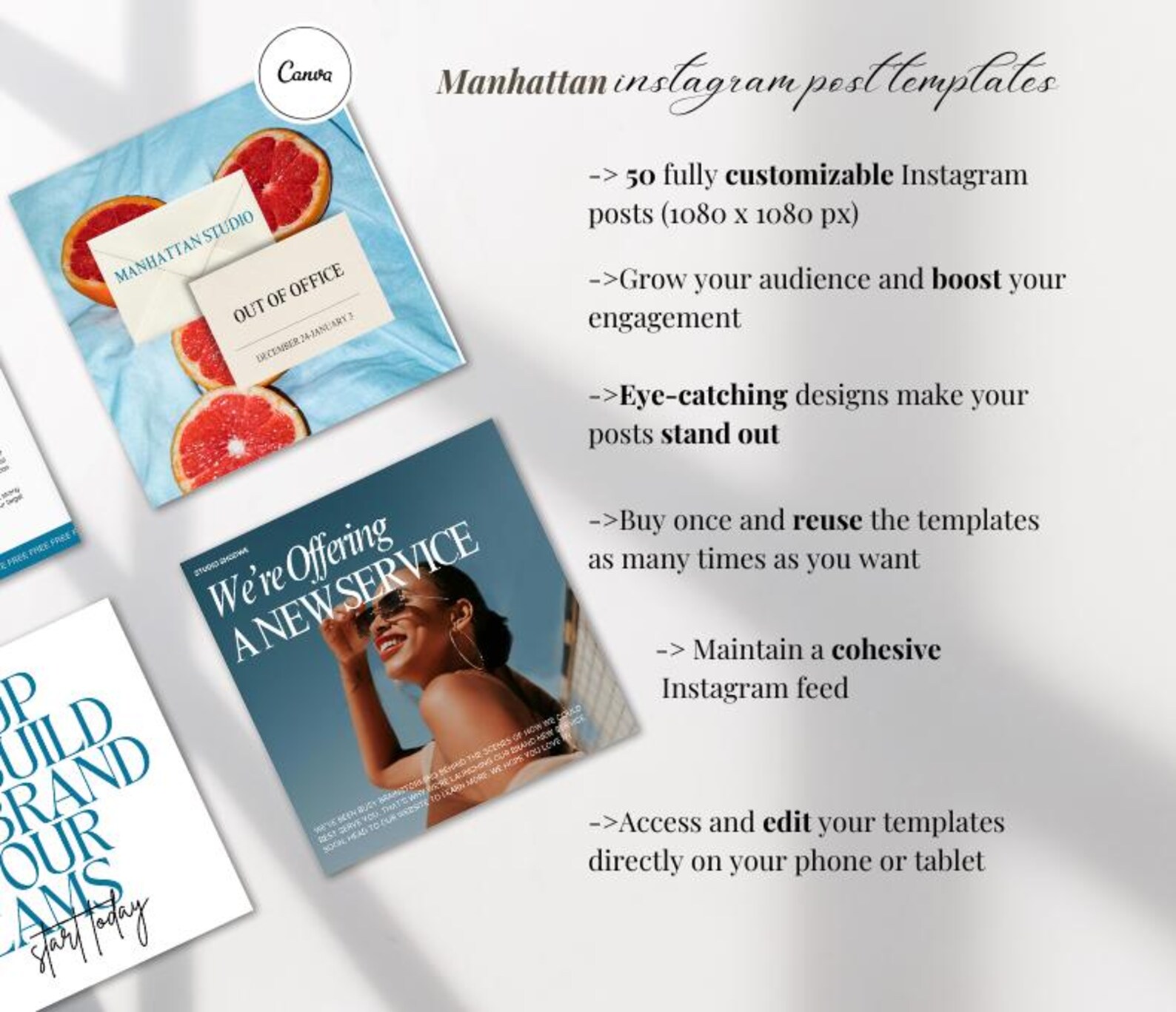Instagram Templates Social Media Marketing Agency Templates Service ...
