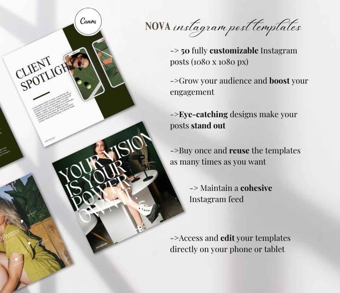 Instagram Templates Social Media Marketing Agency Templates Service ...