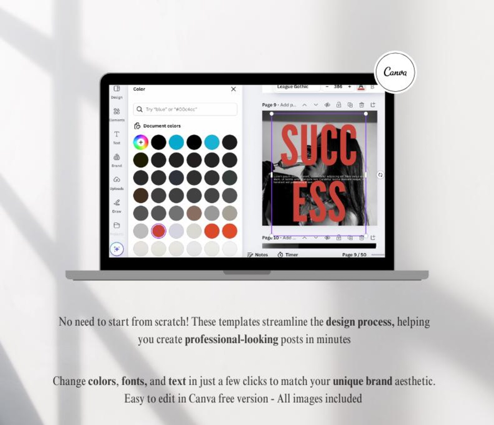 Bold Instagram Templates for Business Coaches, Brand Strategist ...