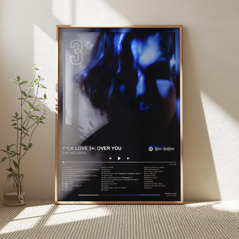 The Kid Laroi Album Poster Bundle, Music Album Cover, Hip Hop Poster ...