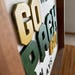 Go Pack Go Sign~ Green Bay Packers Football~football Lover Gift - Etsy