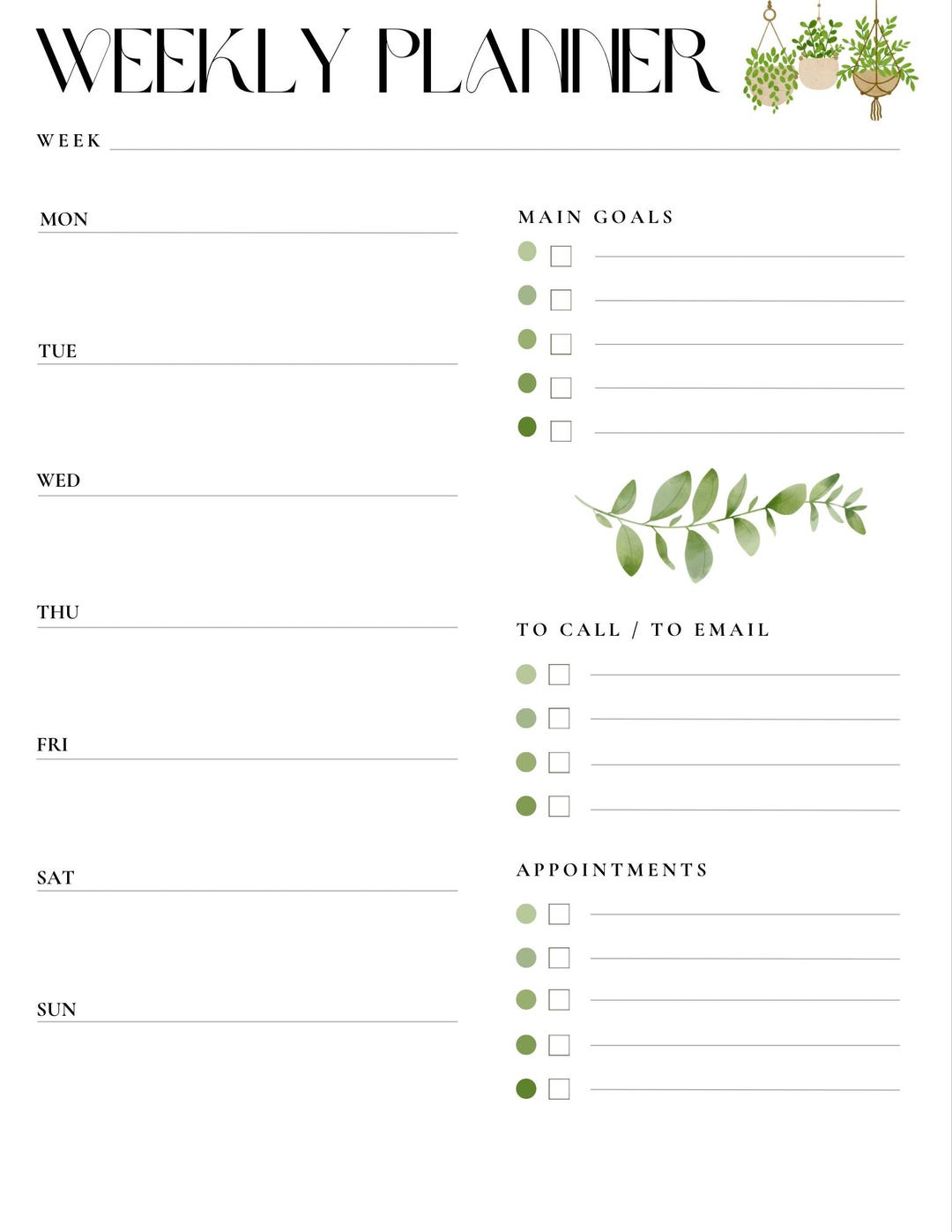 Minimalist to Do List Printable, Simple Design Checklist, Simple Tasks ...