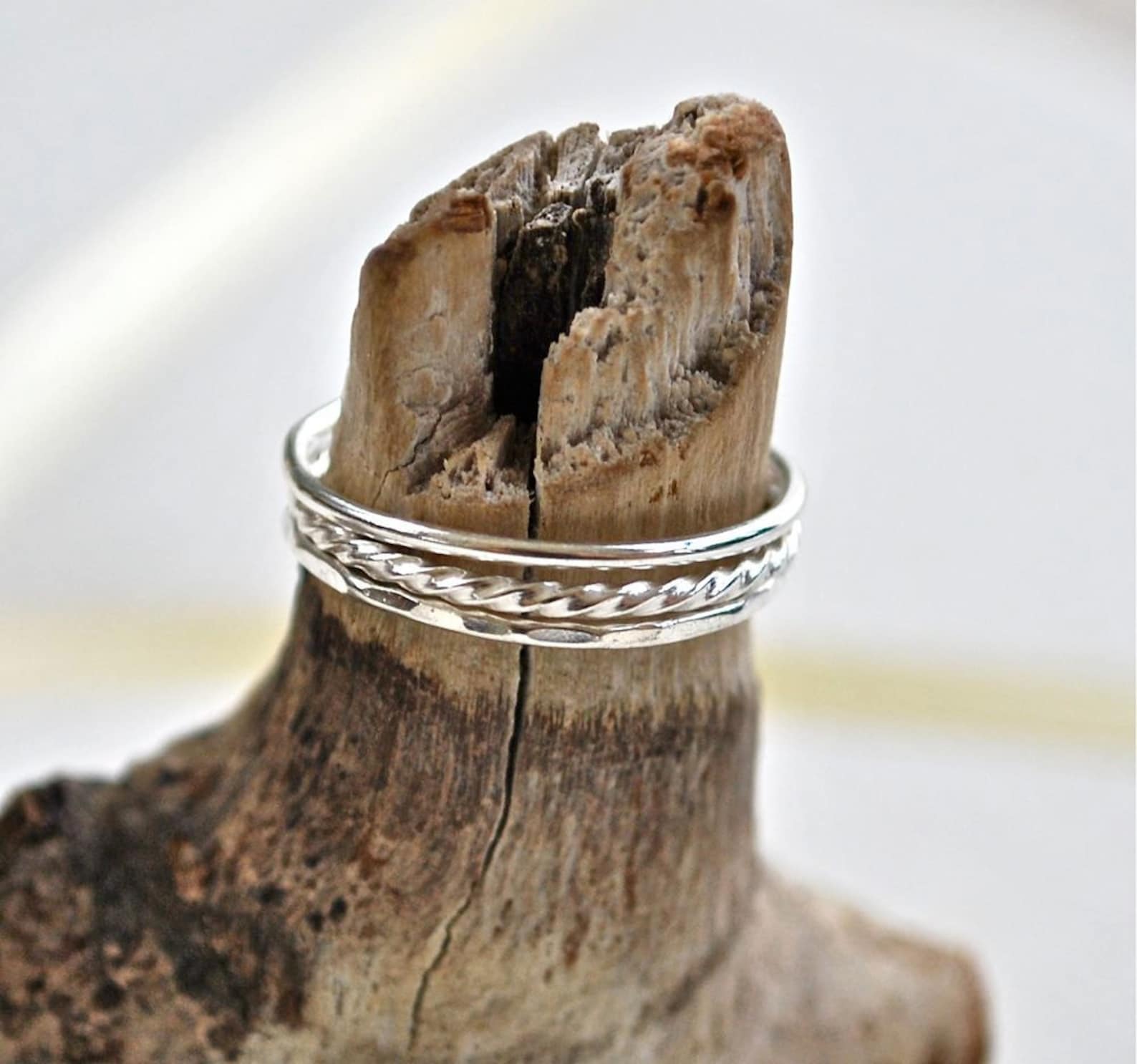Silver Ring Stack - Etsy