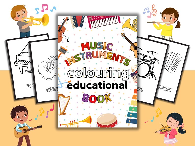 Educational Colouring Digital Download, Children Colouring Book ...