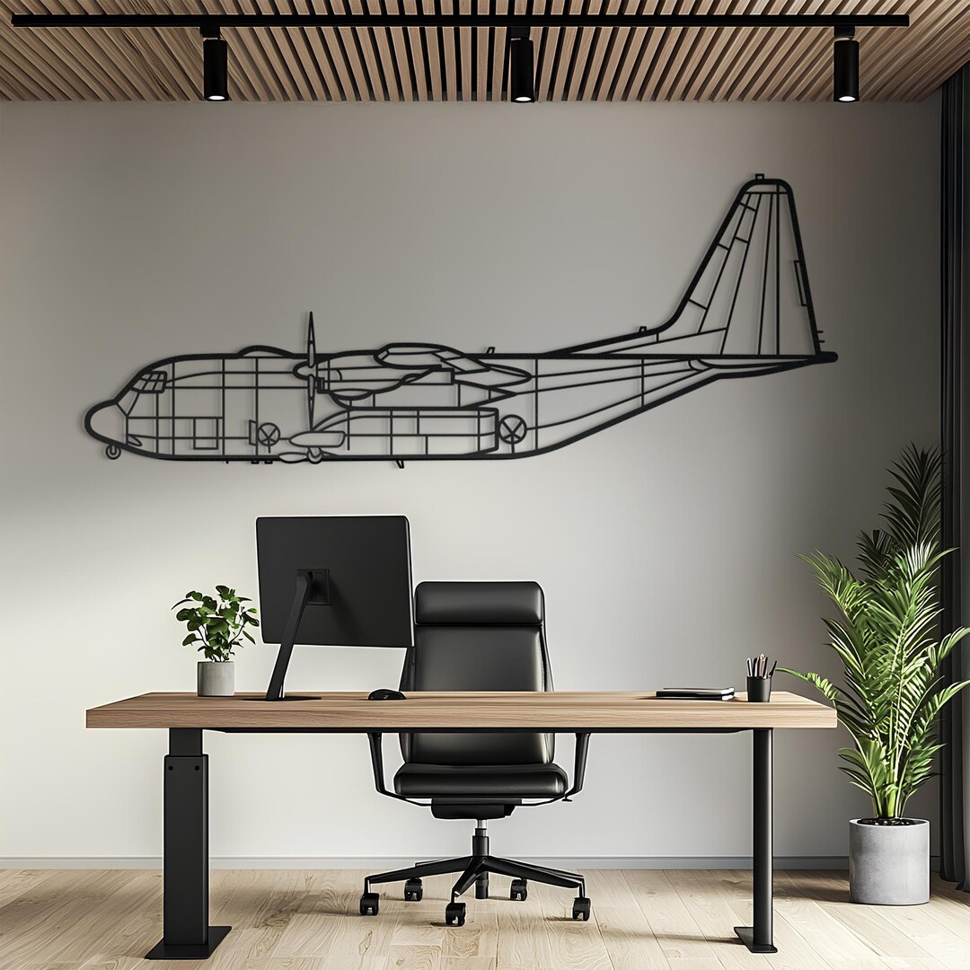 AC-130J Ghost Rider Metal Aircraft Wall Art, Airplane Wall Art, Metal ...