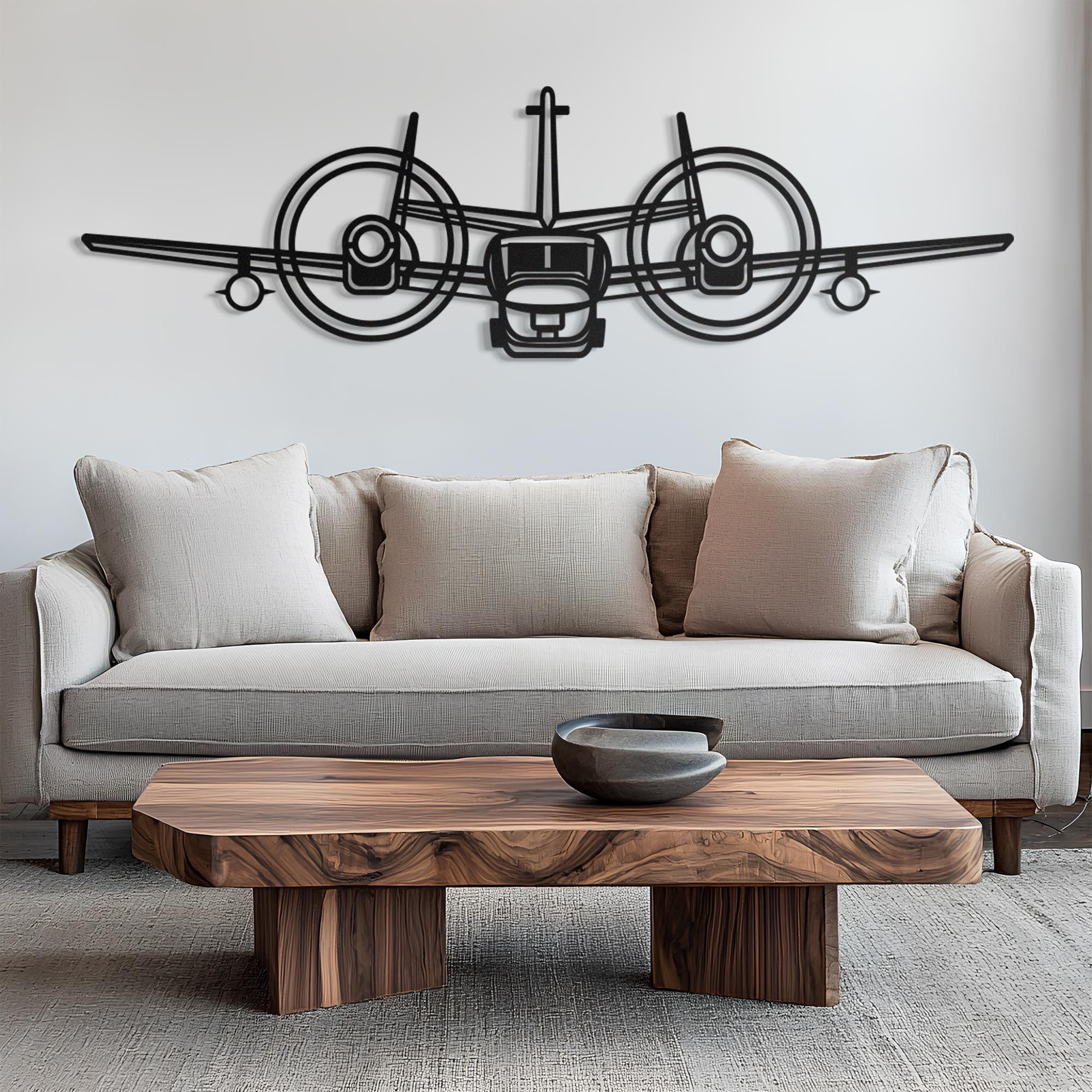 OV-1 Mohawk Front Metal Aircraft Wall Art, Airplane Wall Art, Aviation ...