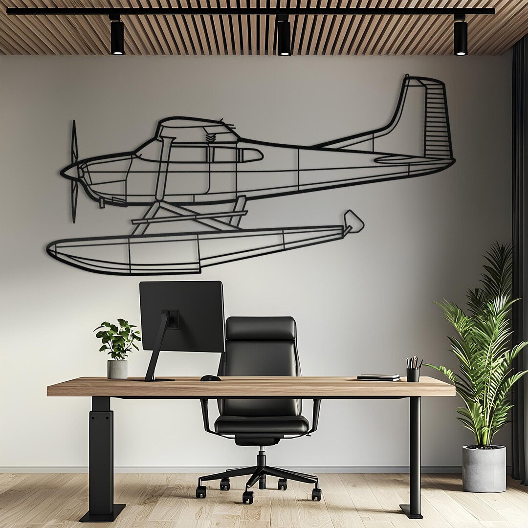 A185F Float Metal Aircraft Wall Art, Airplane Wall Art, Metal Wall Art ...