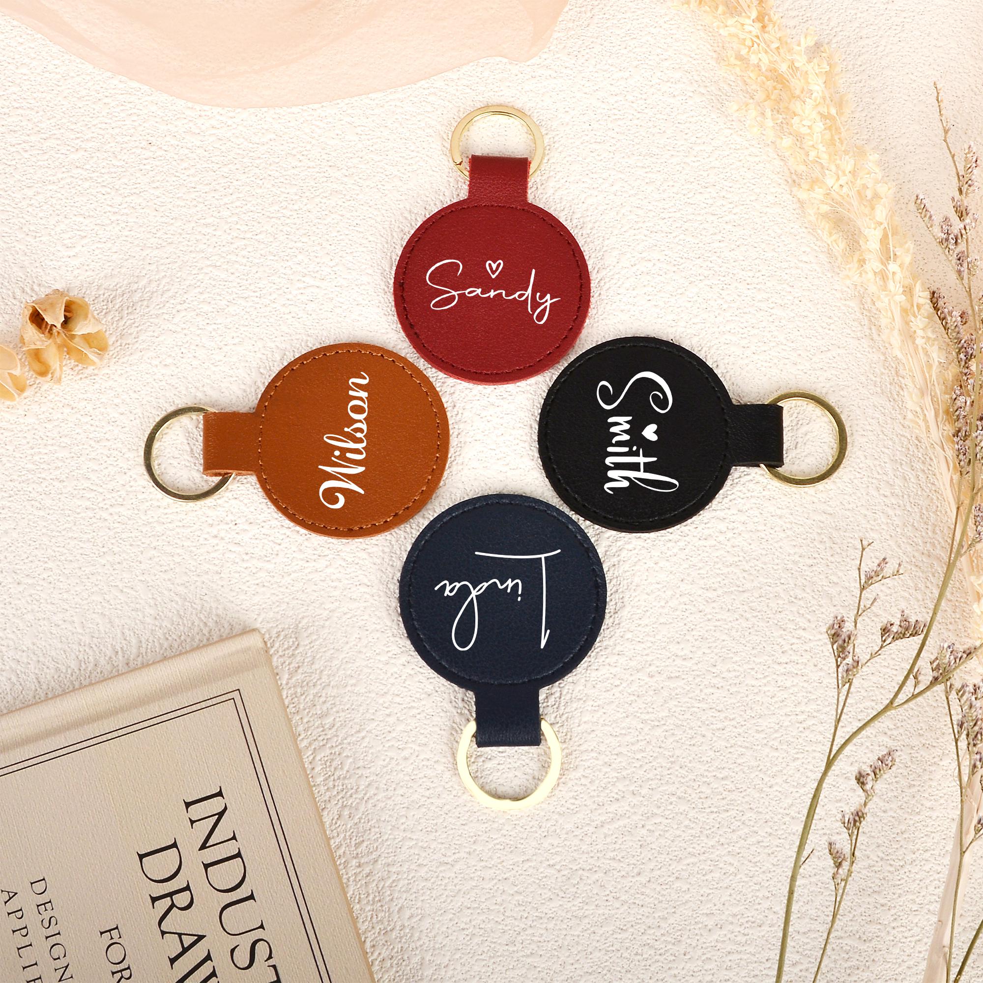 Personalized Monogram Keychains Gift, Name Key Fob, Party Favor ...