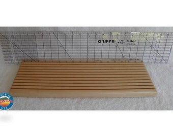 13 Slot Solid Mahogany Quilting Ruler Holder / Rack. Tabletop Model. - Etsy