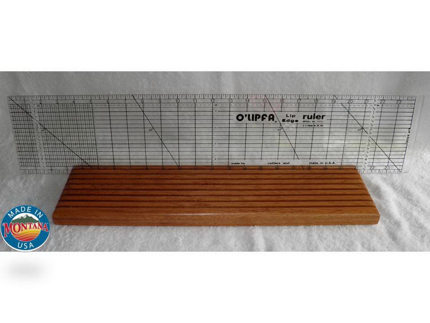 8 Slot Solid Mahogany Quilting Ruler Holder, Tabletop Model. - Etsy