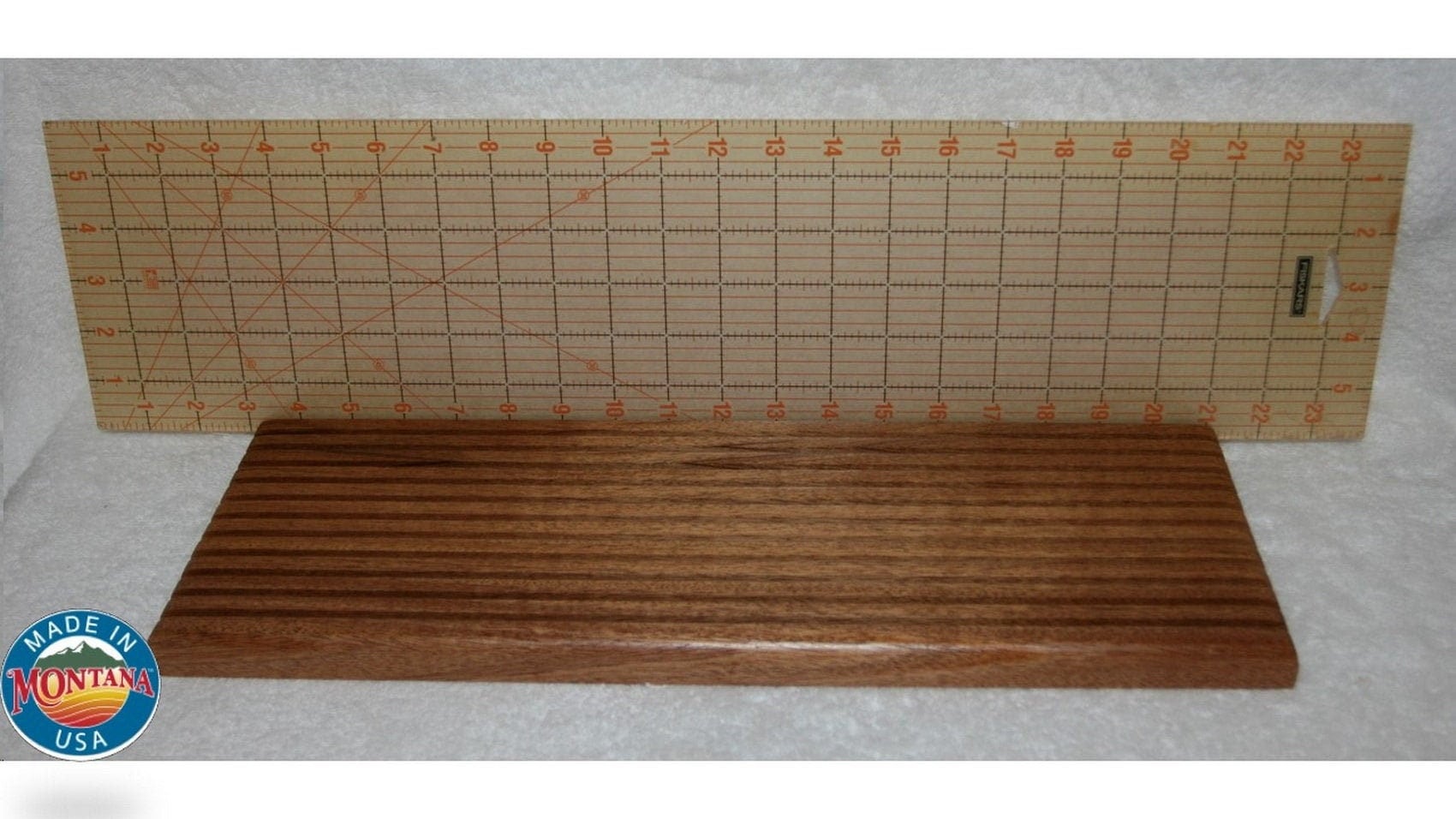 12 Slot Mahogany Quilting Ruler Holder / Rack. - Etsy