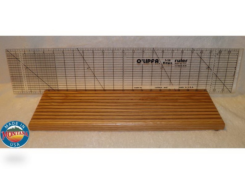 10 Slot Red Oak Quilting Ruler Holder Tabletop Model. - Etsy