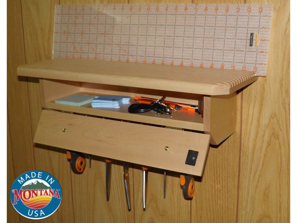 14 Slot Maple Quilting Ruler Holder, Wall Mounted Model - Etsy