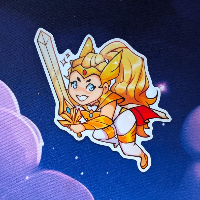 She-ra Princesses of Power Inspired Chibi Stickers [shera SPOP Ft. She ...