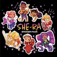SHE-RA Stained Glass Bookmarks. (shera, Catra, Bow, Glimmer) She Ra and ...