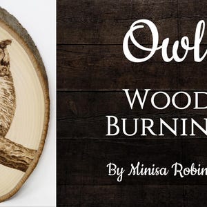 Realistic Owl Wood Burning Tutorial – Step-by-step Pyrography Video ...