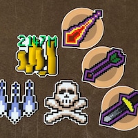 OSRS Iconic Items Stickers - Etsy