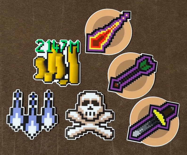 Old School Runescape Sticker Pack OSRS - Etsy