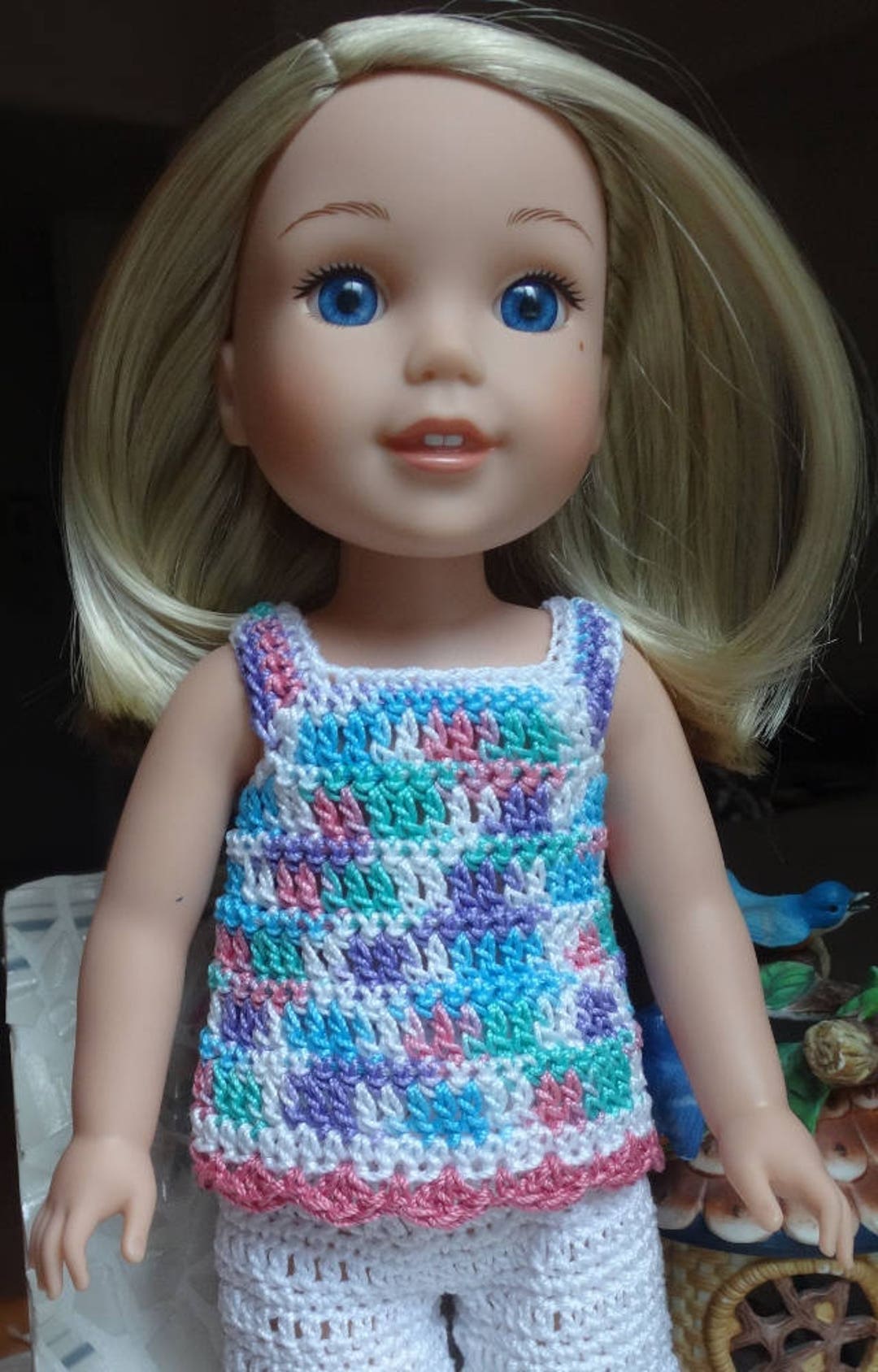 PDF PATTERN Crochet 14 15 Inch AG Wellie Wishers H4H Heart 4 Heart Doll ...