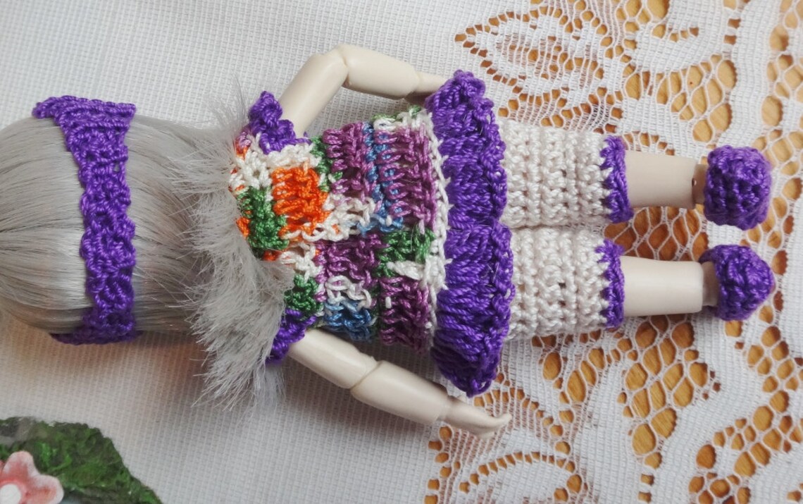 PDF PATTERN Crochet 5 Inch Ai Jun Planning BJD Doll Capri - Etsy