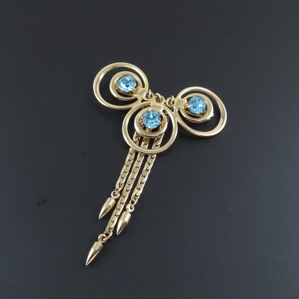 Blue Brooch - Etsy