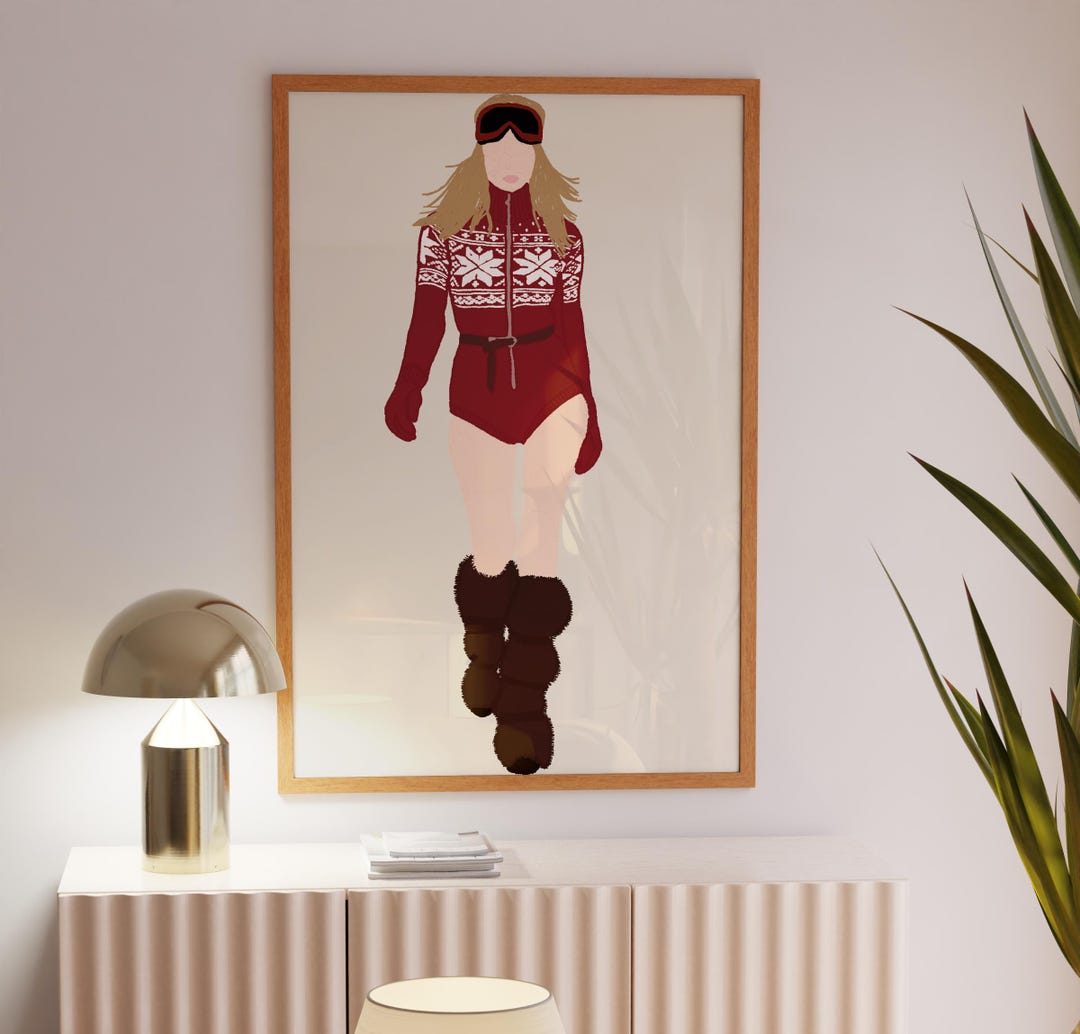 Fashion Model Runway Designer Art Oil Pastel Painting Wall Art Decor ...