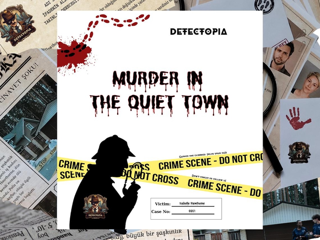Unsolved Murder Mystery Game - Printable Detective Case Files ...