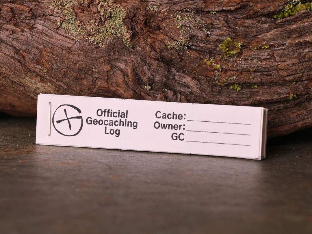 5 X Geocaching Log Books - 90mm X 19mm (3.5" X .75") - Great for Your ...