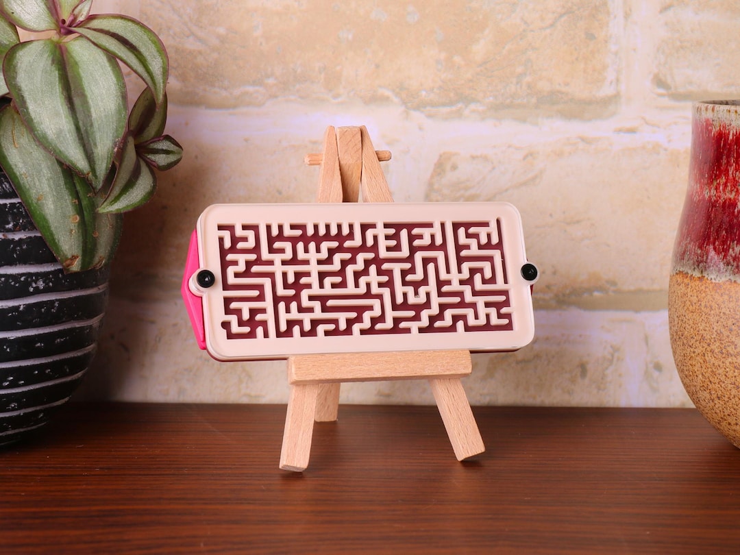 Mini Fidget Maze — Fidget Toy — Red Velvet — Acrylic — Stress Relief ...