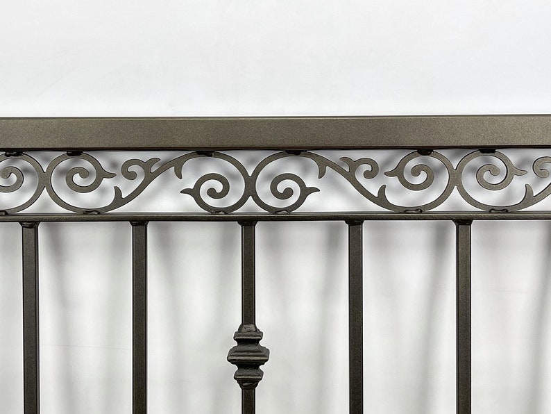 Metal Deck Railing Panel Fence Section Ornamental Iron - Etsy