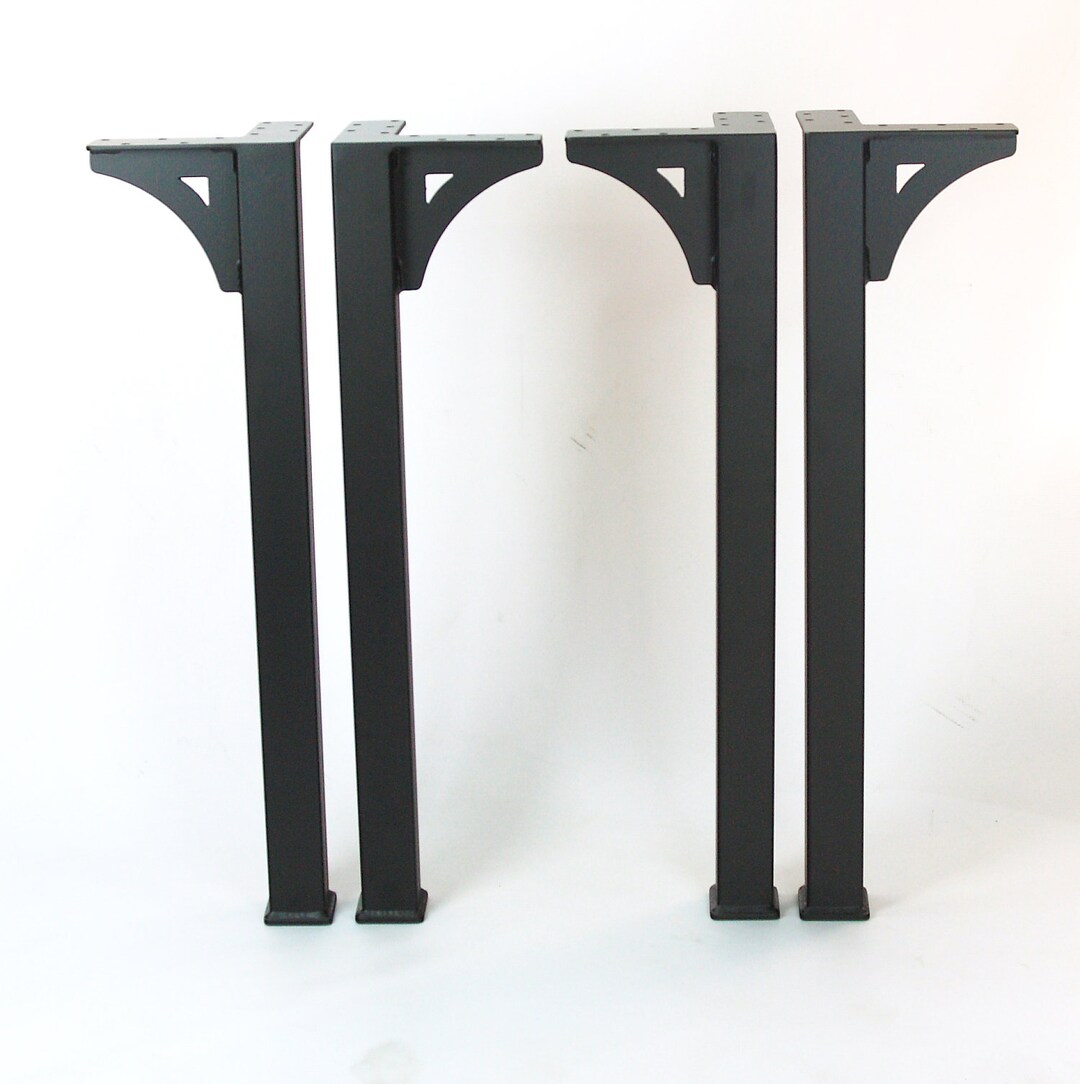 Industrial Steel Metal Table Legs Powder Coated Dining Table Legs With ...