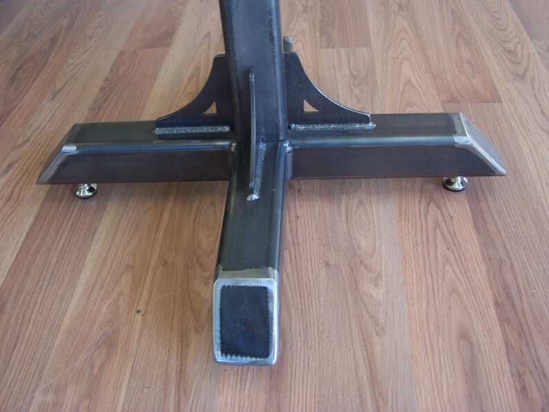 Bistro Cafe Table Base Heavy Duty Industrial Steel Pedestal | Etsy