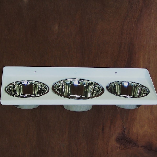 Wall Mount Dog Bowls - Etsy