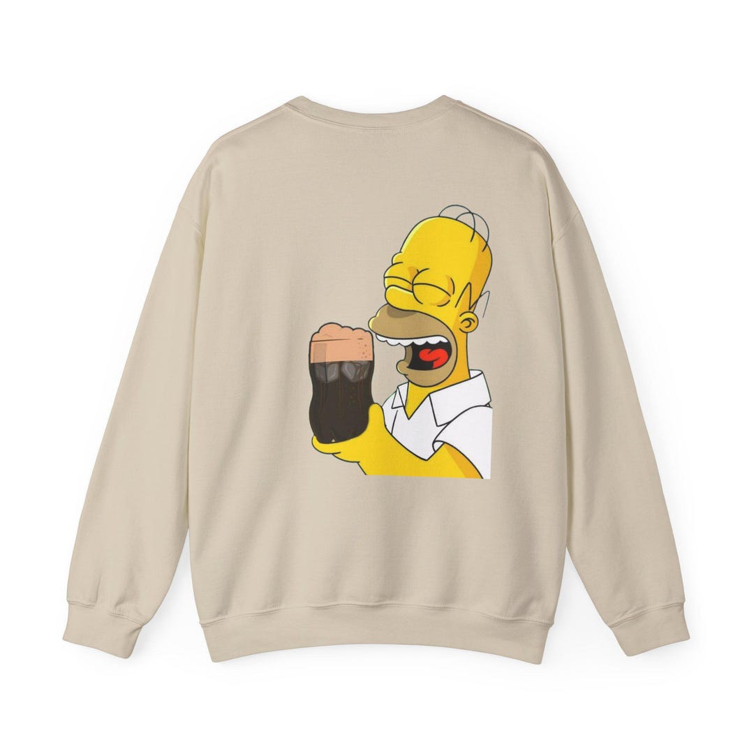 Homer Simpsons With Argentine Fernet Sweatshirt Funny Cartoon Character ...