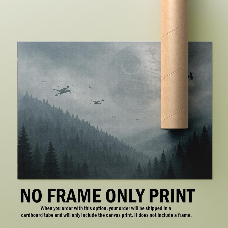 Star Wars Endor Canvas Art: Handmade Movie Poster, Gift for Fans - Etsy UK