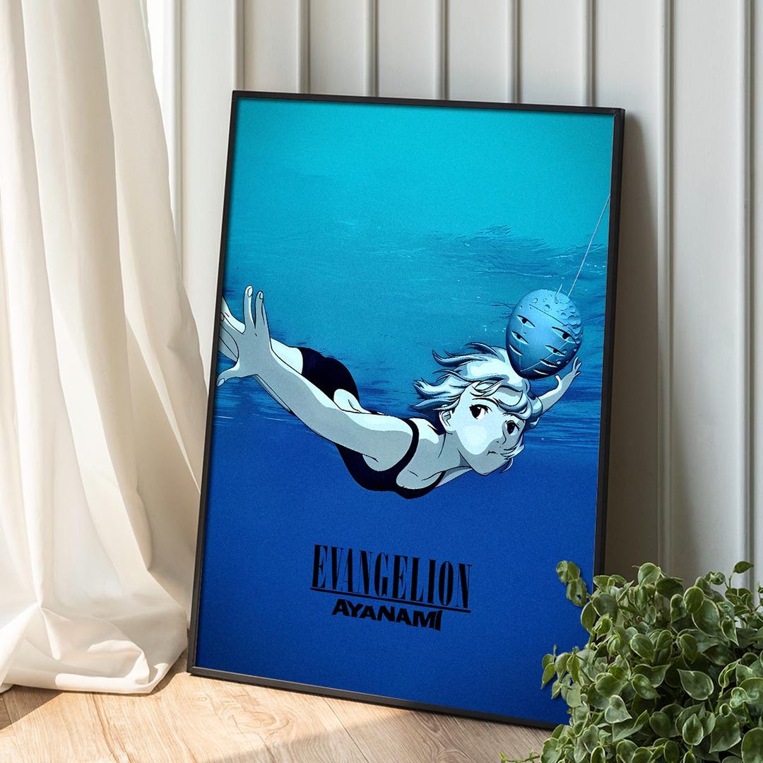 Neon Genesis Evangelion Anime Poster, Anime Print, Anime Gifts, Manga ...