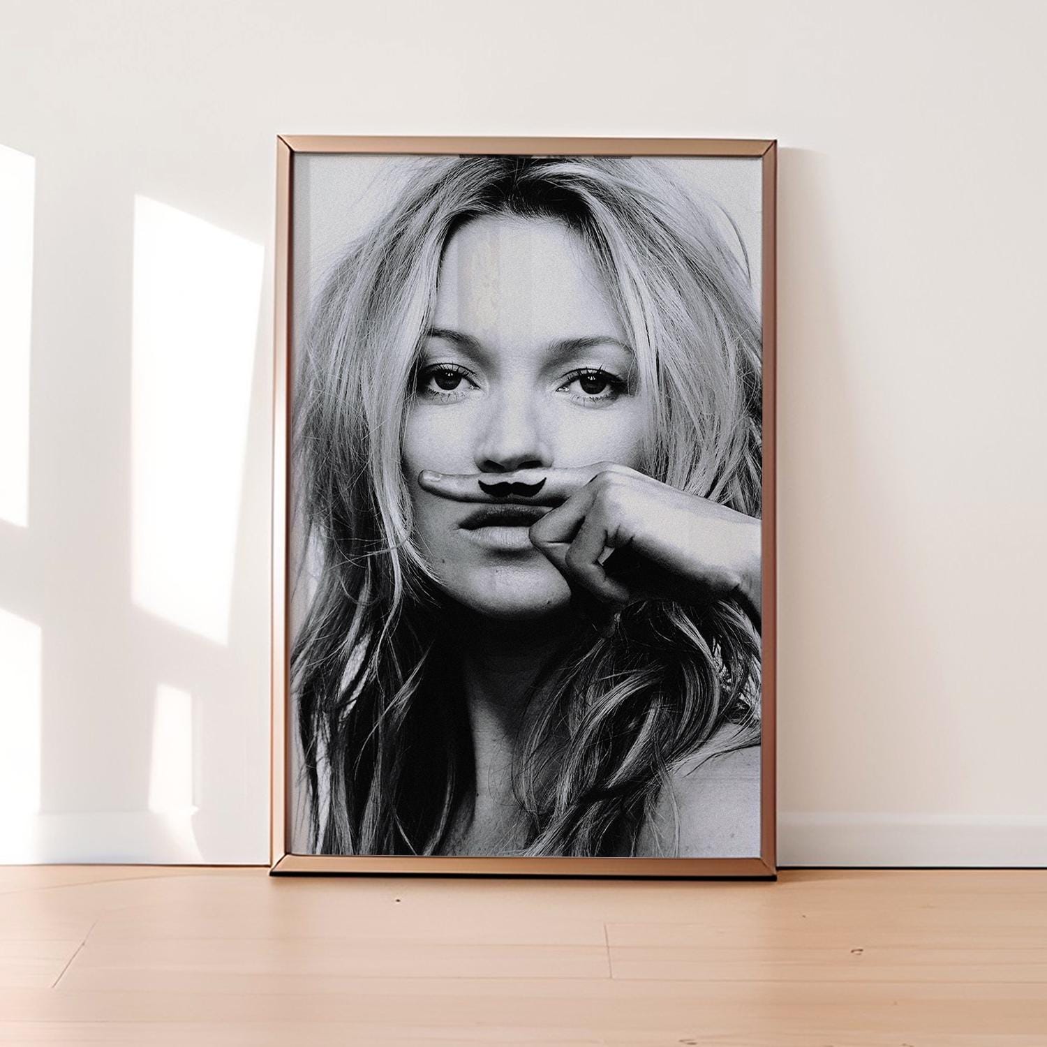 Kate Moss Print, Kate Moss Poster, Fashion Print, Life is Joke Print ...