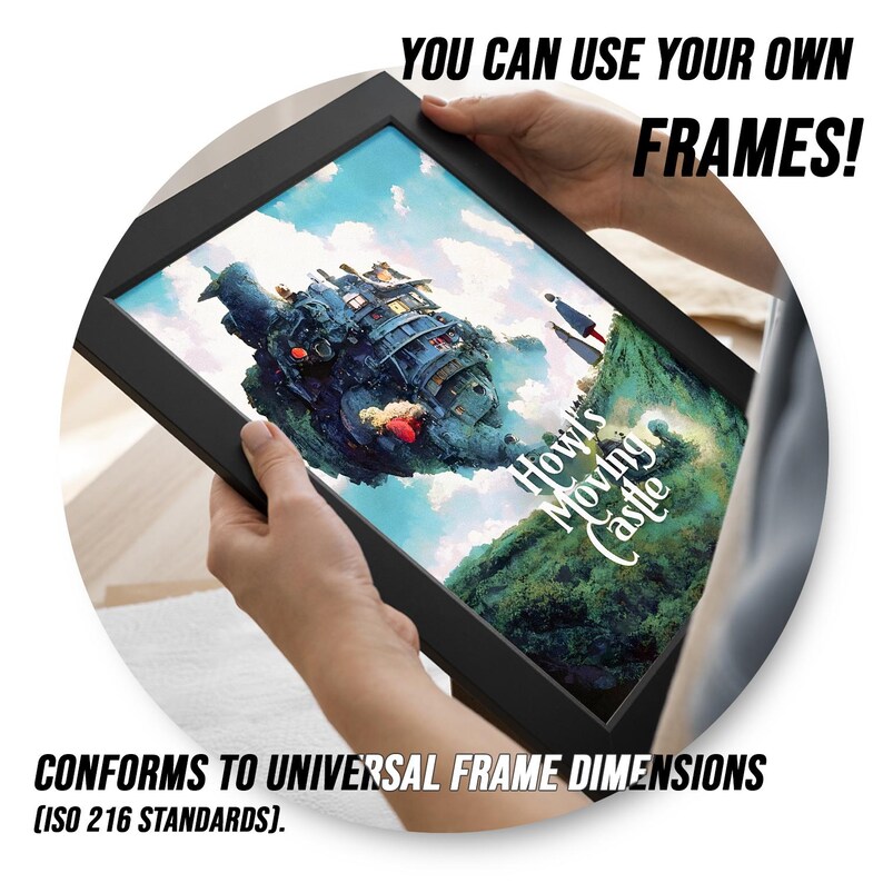 Howl's Moving Castle Poster: Anime Art Print (digital Download) - Etsy