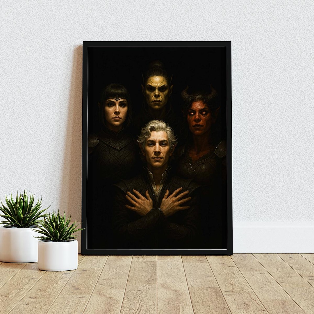 Baldur's Gate Character Poster: Astarion, Shadowheart, Karlach, Laezel ...