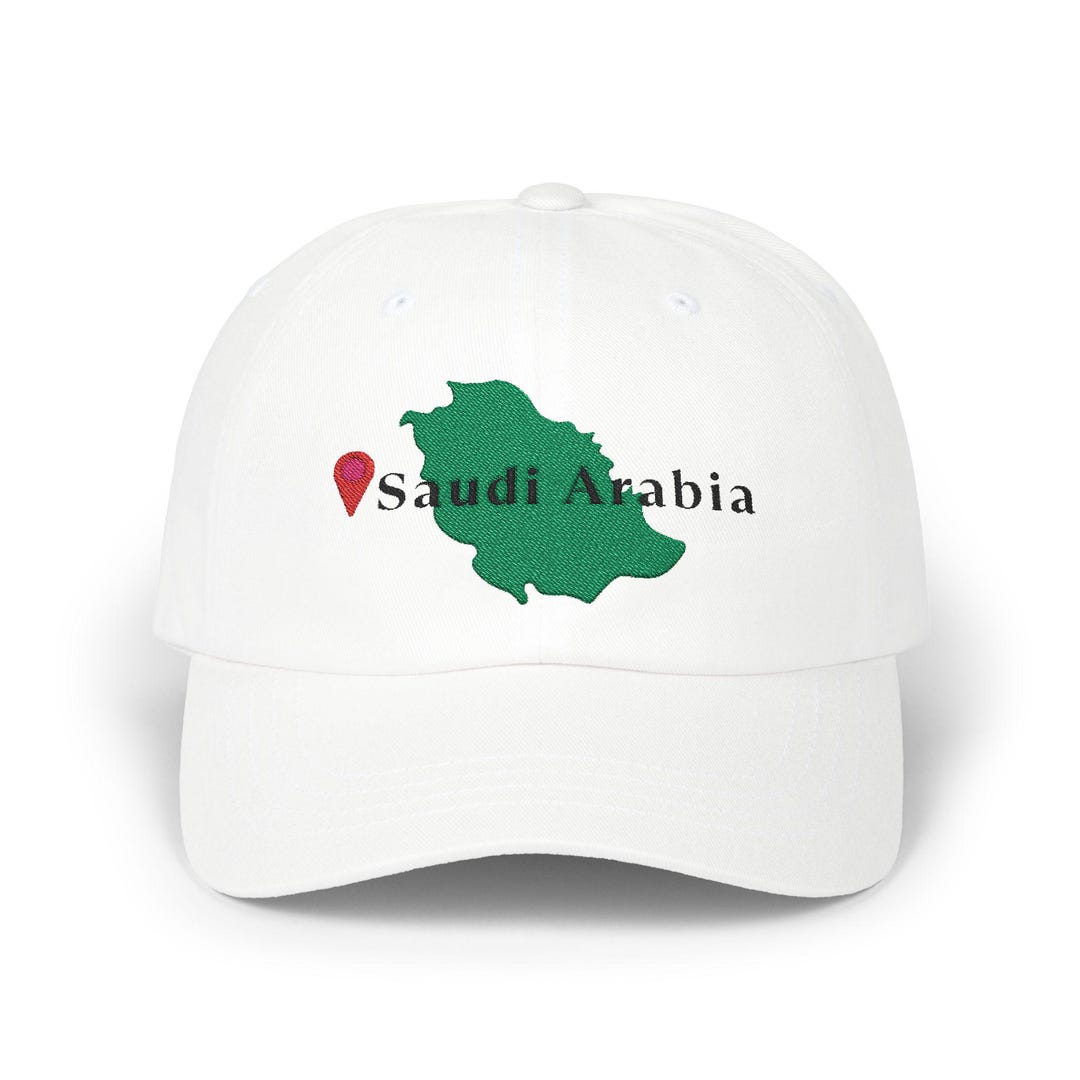 Classic Cap With Saudi Arabia Map, Travel Accessory, Map Enthusiast Cap ...