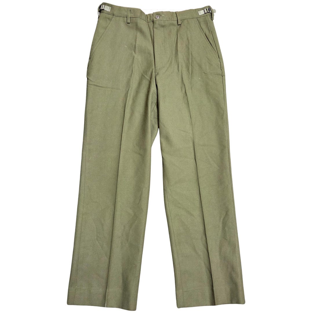NEW Large Regular US Military M51 M1951 Wool Field Pants OD Green Olive ...