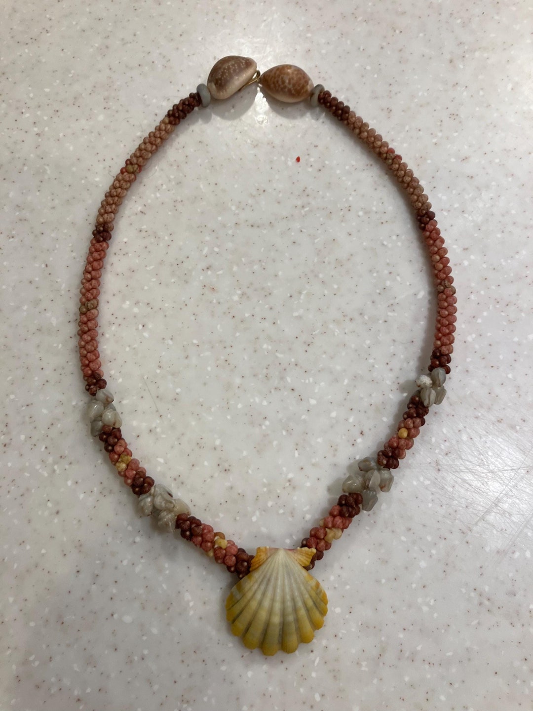 Custom Ni’ihau Kahelelani Shell Necklace With Sunrise Shell - Etsy