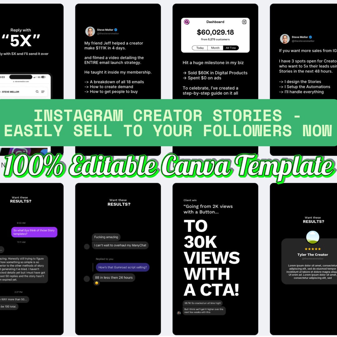 2026 Instagram Story Influencer Creator, Engaging Insta Stories to Sell ...