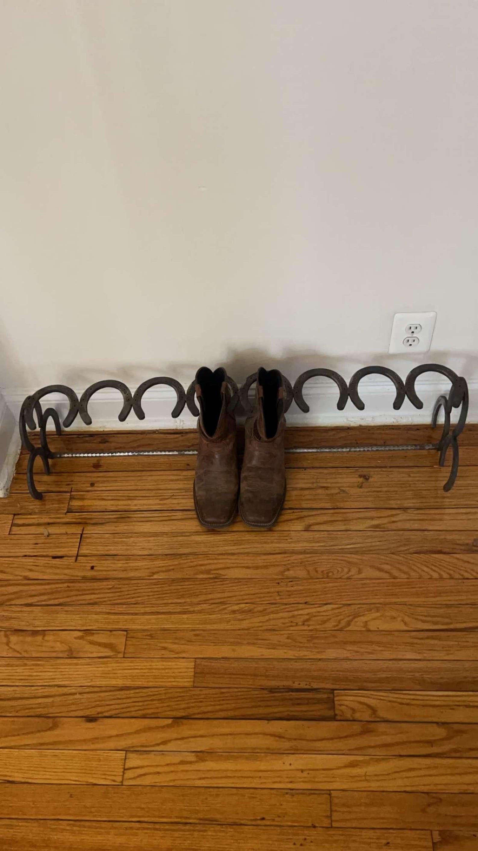 Horseshoe Boot Rack - Etsy