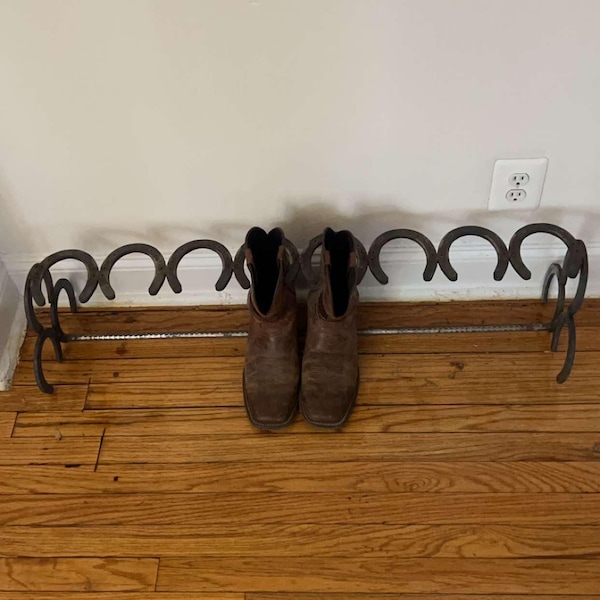 Horseshoe Boot Rack - Etsy