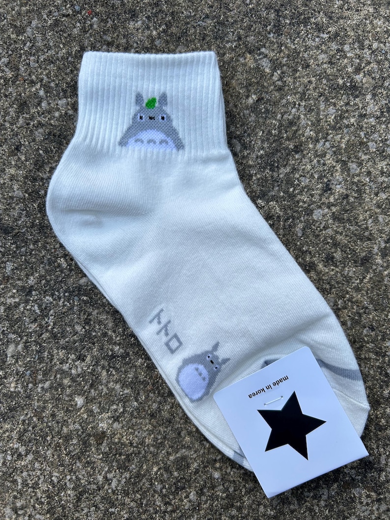 My Neighbour Totoro, Jiji, No Face Socks - Made in Korea - Etsy